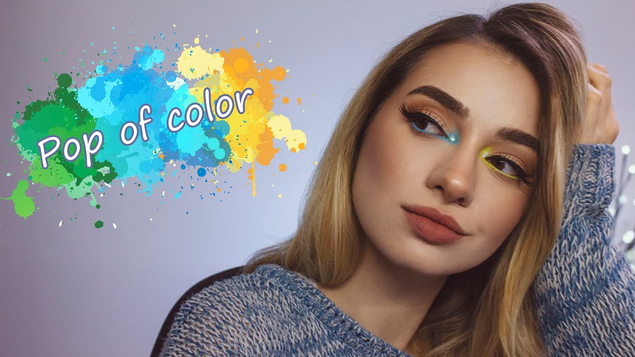 Wearable pop of color. Fast and easy, everyday make up tutorial for color lovers - TwtBit
