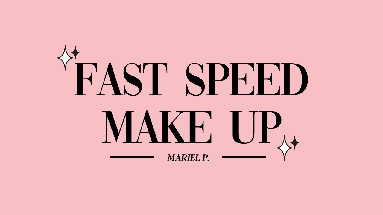 FAST SPEED MAKE UP TUTORIAL - TwtBit